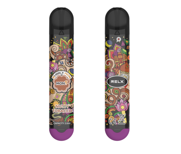 BUBBLE MON x RELX Disposable Vape 600 Puffs 1.65% Nicotine – Nutty ...