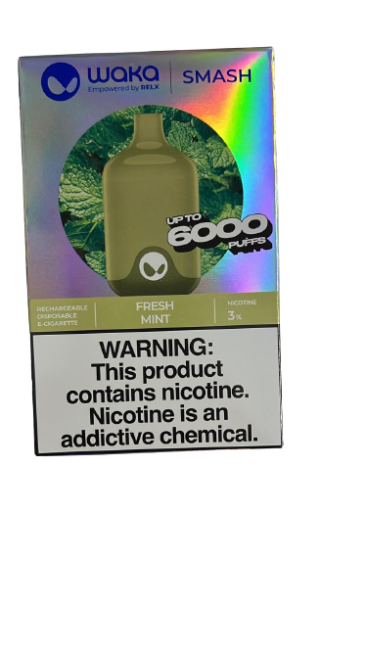 Waka Smash 6000 Puffs – Fresh Mint – Juce Vape