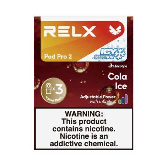 RELX Pro 2 – 3 Pods 3% – Cola Ice – Juce Vape