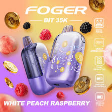 White Peach Raspberry – Foger Bit 35K Disposable Vape – Juce Vape
